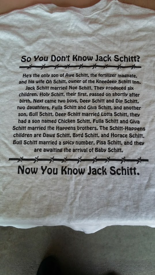 Do you know Jack Schitt? – KCAP apparel